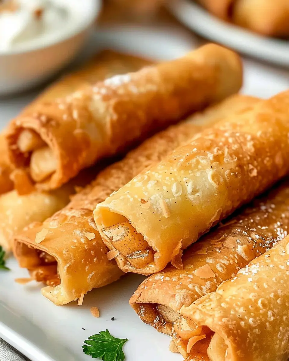 air fryer apple pie taquitos